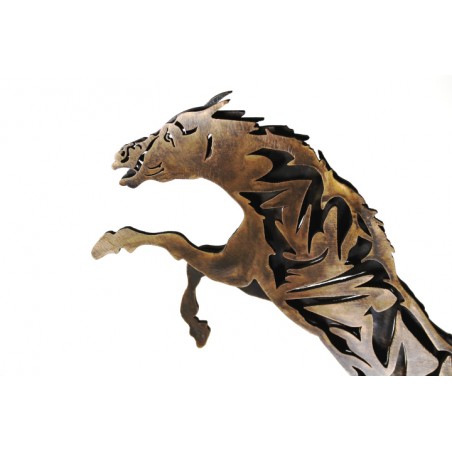 Sculpture de cheval en bronze statue d'intérieur moderne